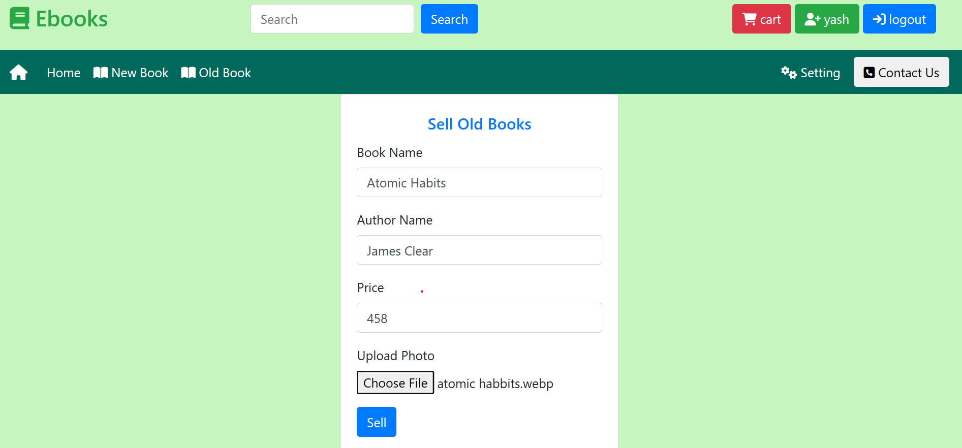 GitHub - yashraj7/OnlineBookStore: Website | Online Book Store | Using ...