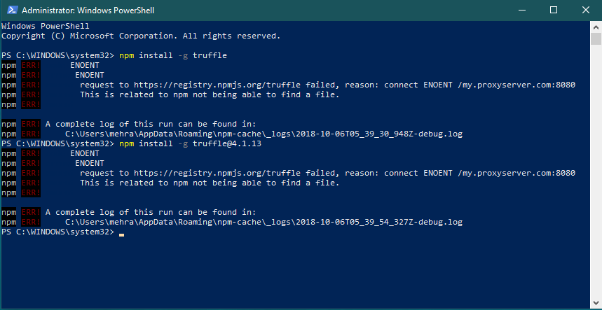 Truffle can not be installed (showing errors) · Issue #1321 ...
