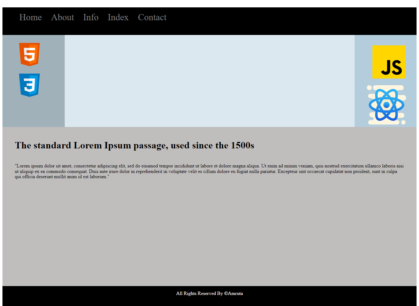 GitHub - AmrutaSudke/Static-Web-Page: This is static website which ...