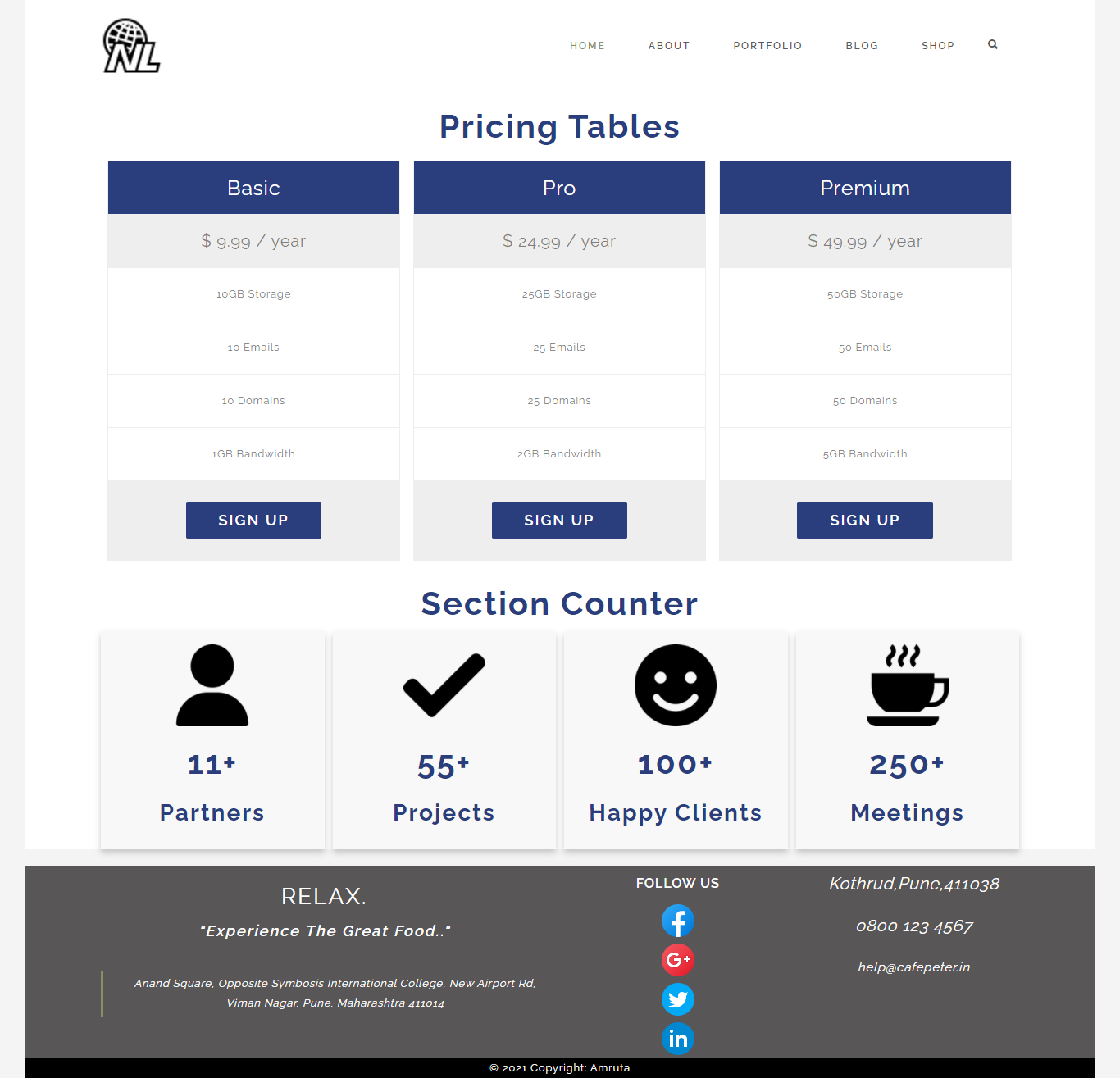 GitHub - AmrutaSudke/Single-To-MultiplePage: Single page website is converted into multiple page.