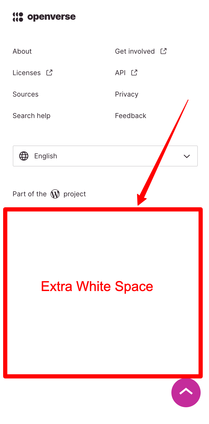 Extra White-Space in responsive mode while scrolling · Issue #2596 ...