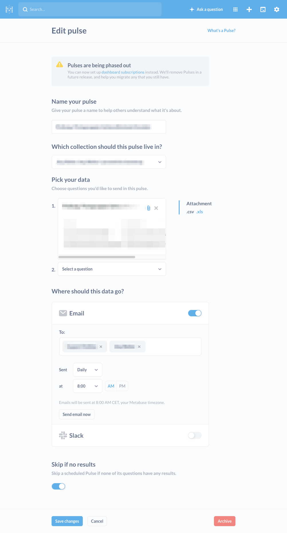 Pulse fails when there is a column type `time` · Issue #15146 · metabase/metabase · GitHub