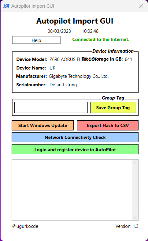 GitHub - ugurkocde/AutoPilot_Import_GUI