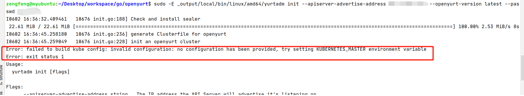 [Question] How to use yurtadm init to install openyurt cluster? · Issue #866 · openyurtio ...