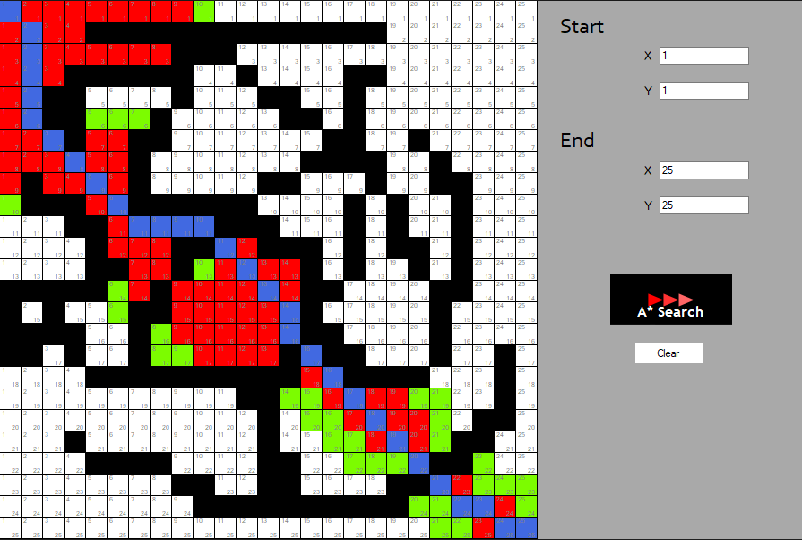 GitHub - pranansh-s/Path-Finding-Search-Algorithms-Depiction: This C# ...
