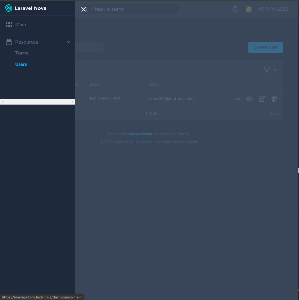 Responsive sidebar shows horizontal scrollbar · Issue #3853 · laravel/nova-issues · GitHub