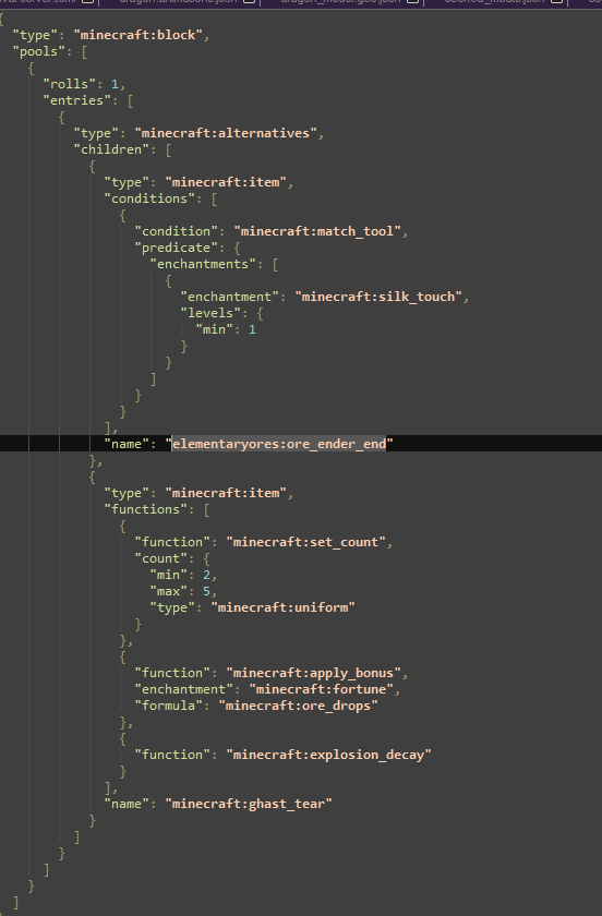 ore_ghast_nether.json · Issue #14 · Lothrazar/ElementaryOres · GitHub