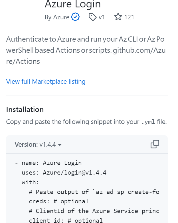 Preview in the web interface doesn't appear · Issue #226 · Azure/login · GitHub