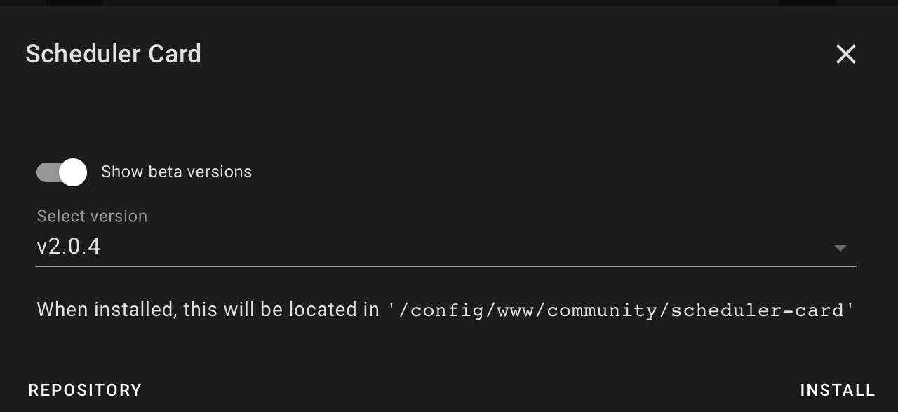 Clicking on existing schedule crashing browser · Issue #264 · nielsfaber/scheduler-card · GitHub