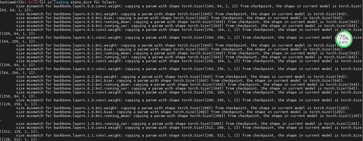 training weights with changed backbone cannot load · Issue #383 · dbolya/yolact · GitHub