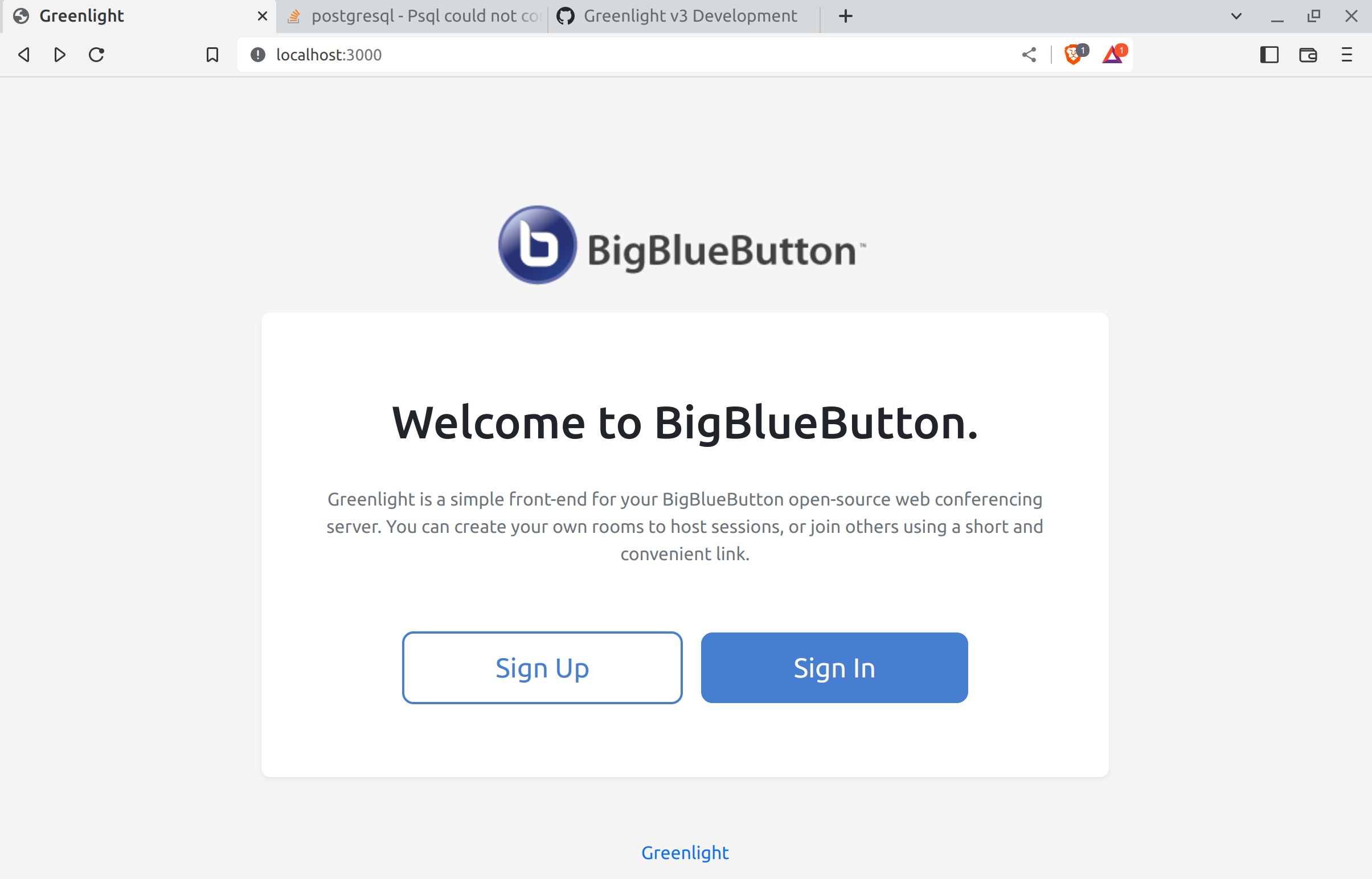 Revisit Vertical Center For Homepage · Issue 4211 · Bigbluebuttongreenlight · Github