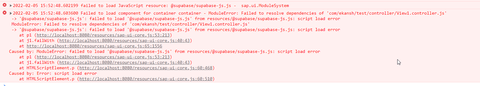 ui5-tooling-modules: not able to use @supabase/supabase-js package · Issue #564 · ui5-community ...
