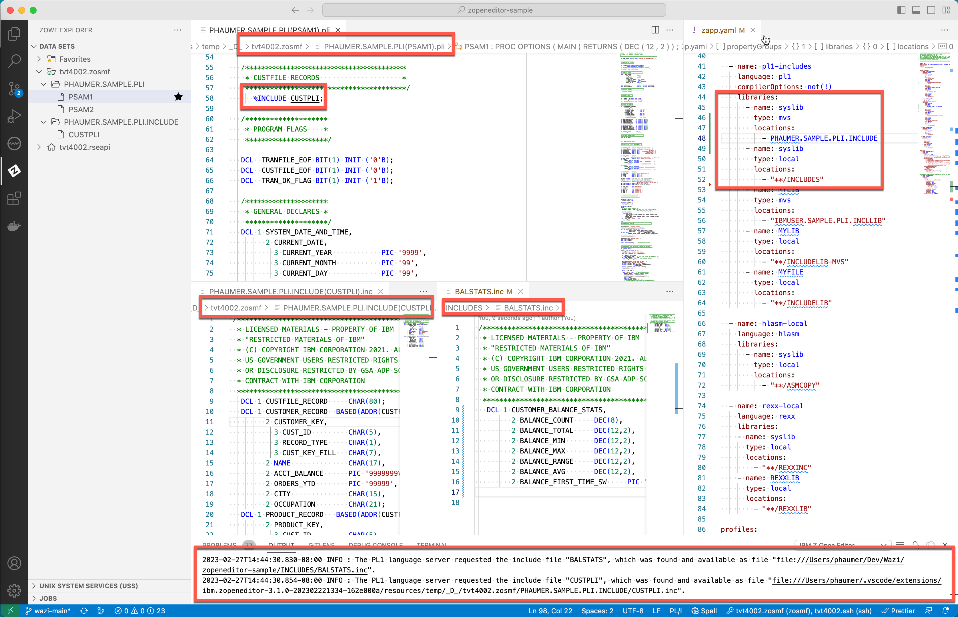 Question: Can zapp files be used when browsing remote pds using zowe. · Issue #324 · IBM ...