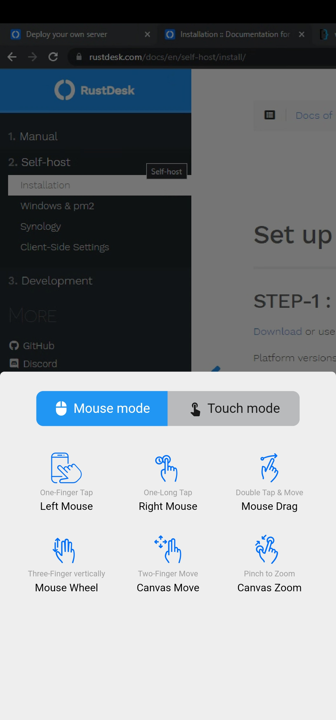 No Mouse Pointer when no physical mouse detected · Issue #672 · rustdesk/rustdesk · GitHub