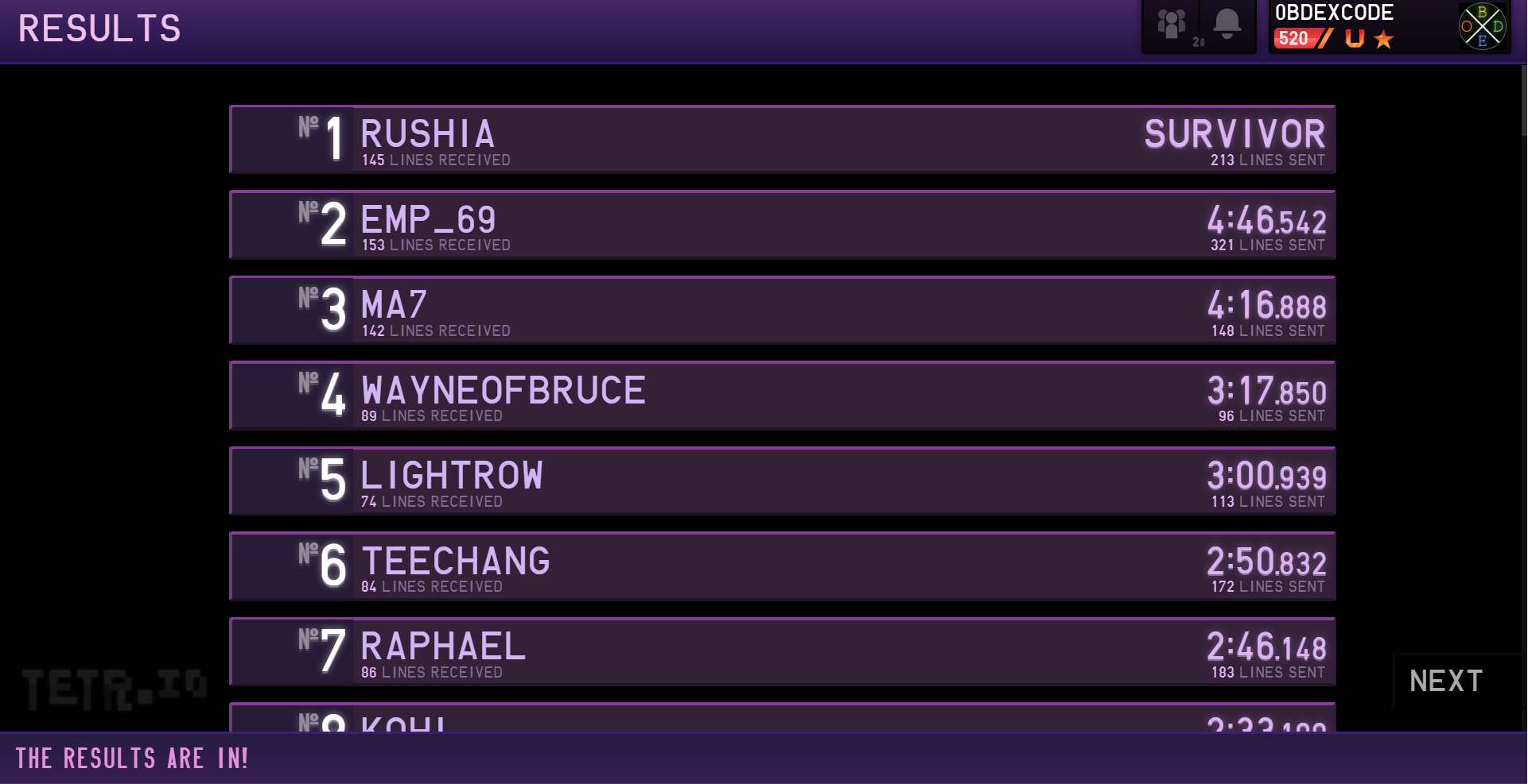 Quickplay, public and private room Victory rework · Issue #1033 · tetrio/issues · GitHub