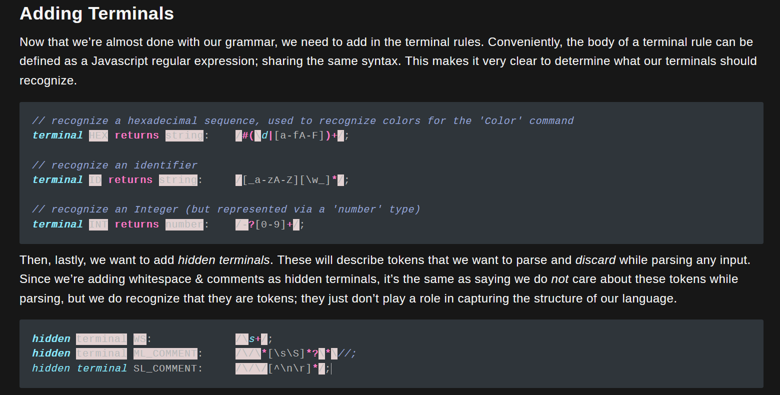 Some code highlighting is hard to read · Issue #112 · eclipse-langium ... Some code highlighting is hard to read · Issue #112 · eclipse-langium ...
