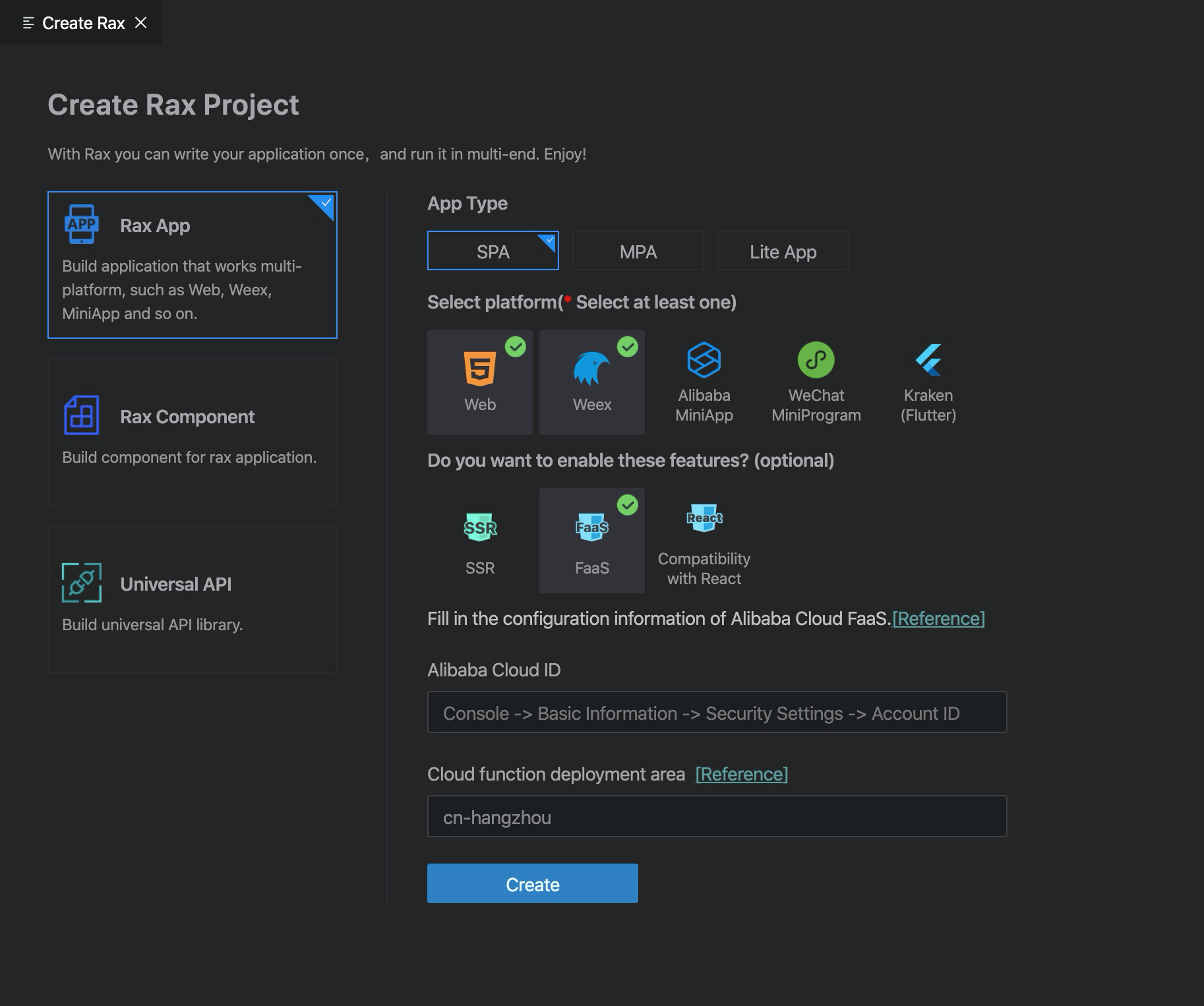 创建应用无线跨端流程优化 · Issue #245 · apptools-lab/AppWorks · GitHub