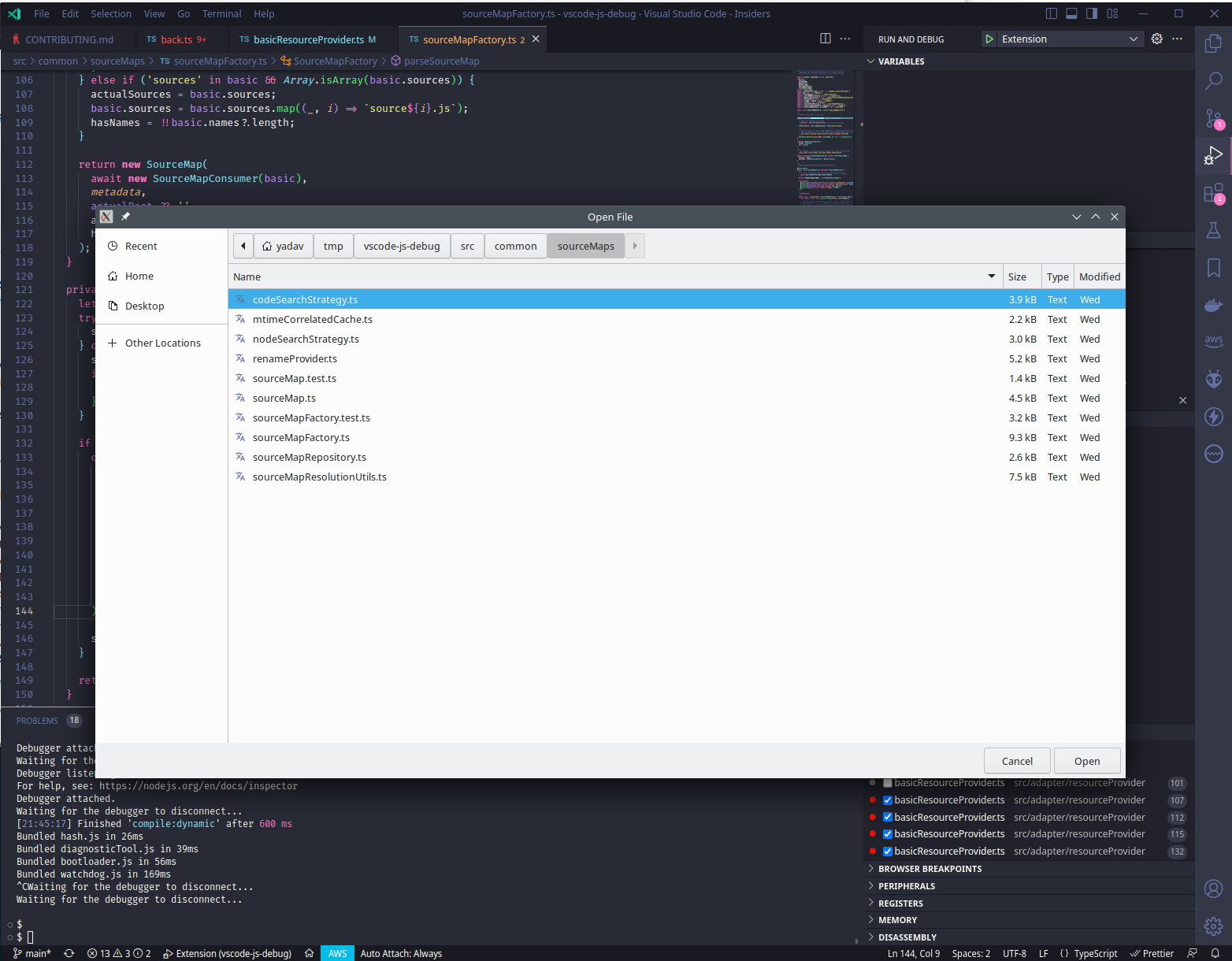File open dialog on Linux opens behind vscode and is hidden · Issue #170141 · microsoft/vscode ...