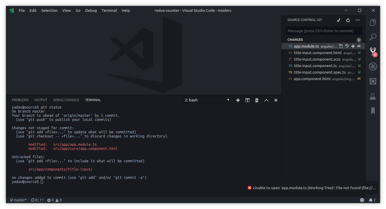 Unable to view git different, getting error · Issue #68292 · microsoft ...