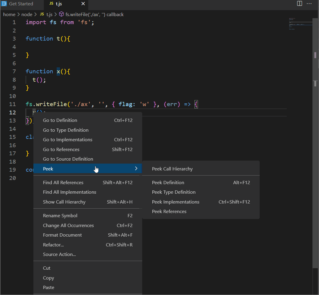 In Peek Call Hierarchy, SymbolKind Icon is inconsistent after switch ...