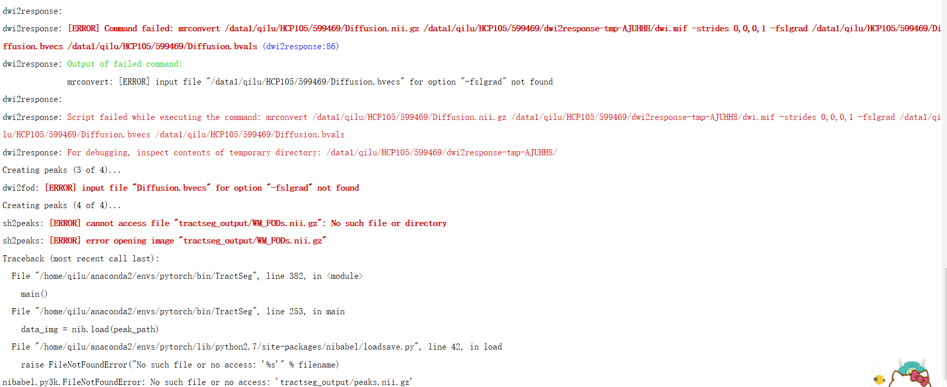 cannot access file "/HCP105/599469/T1w/Diffusion/T1w_acpc_dc_restore ...