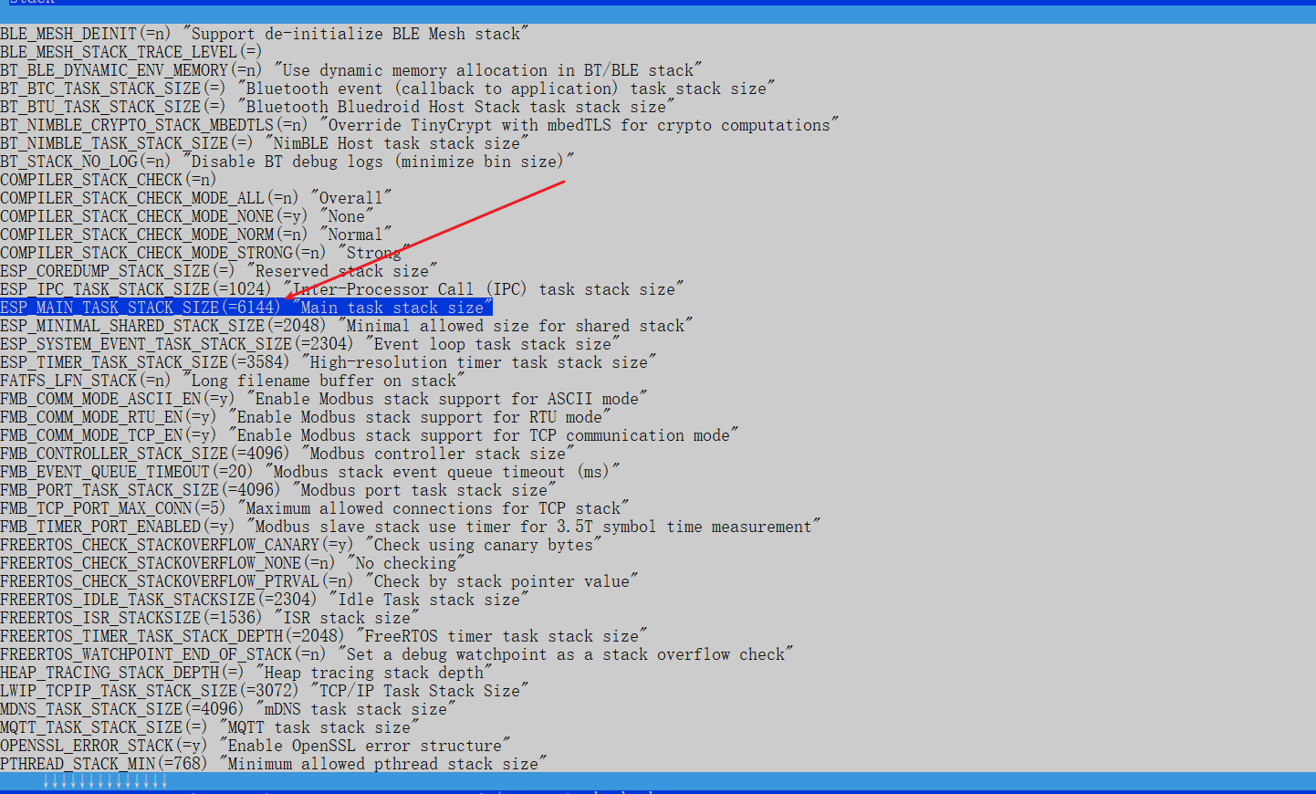 idf v4.3 uses libmad，***ERROR*** A stack overflow in task main has been detected (IDFGH-6020 ...