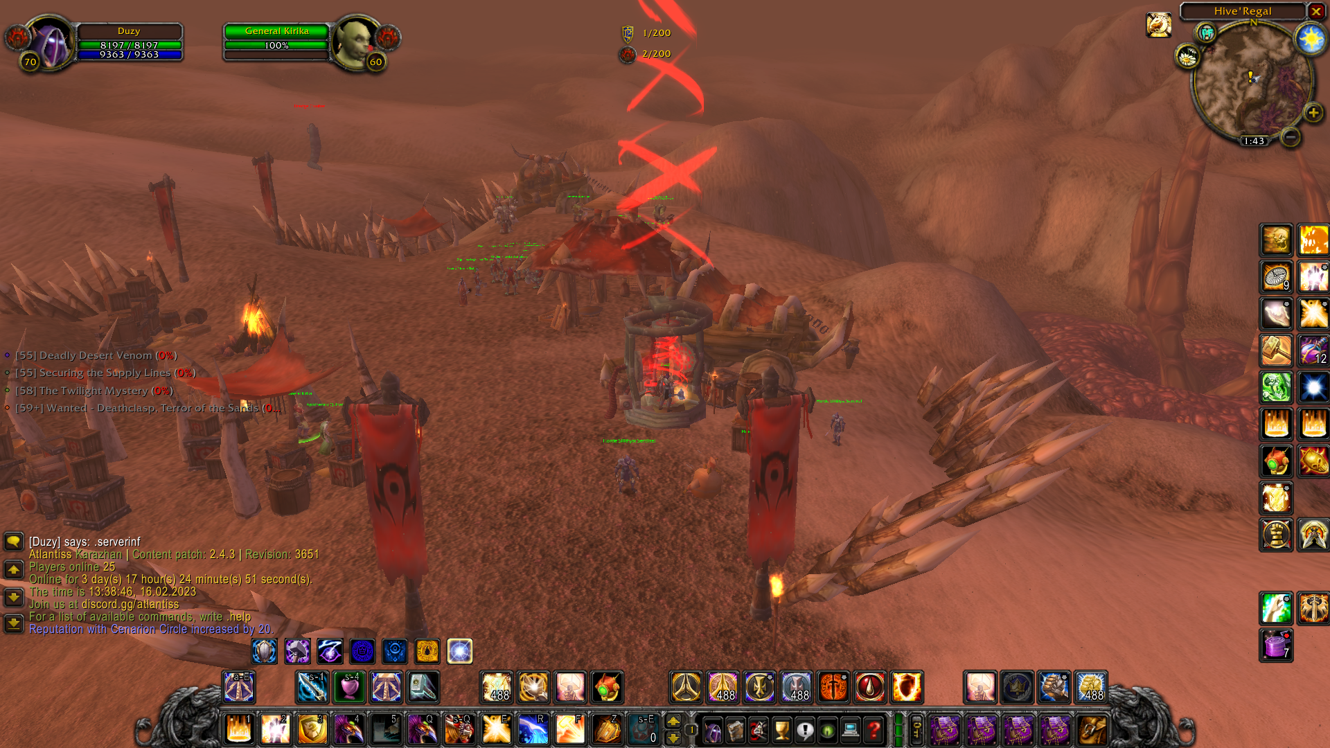 The Silithus PVP quest 'Scouring The Desert' is not given after turning ...