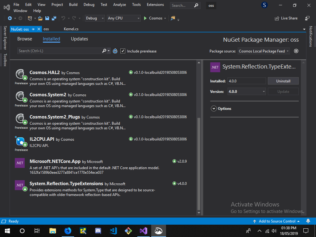 "Unable to start program" error. Problem while setting up VMWare Player for Cosmos program ...
