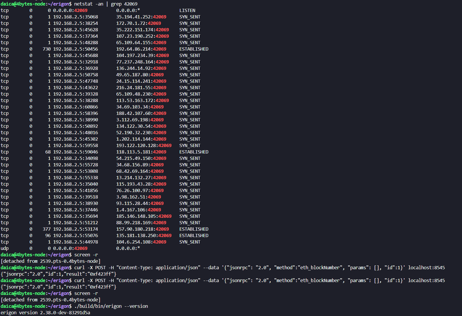 Syncing stuck on block 15999999 for 4 nodes on ethereum mainnet · Issue #6773 · erigontech ...