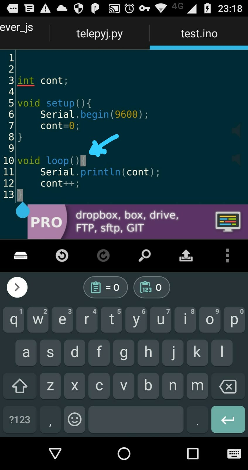 Improve mobile code editor (use CodeMirror instead of Monaco) · Issue #208 · wokwi/wokwi ...