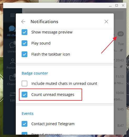 Count unread messages · Issue #8202 · telegramdesktop/tdesktop · GitHub