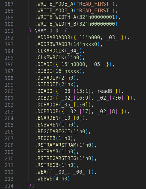 Write first RAM using blocking assignments synthesized as Read first RAM · Issue #3954 · YosysHQ ...