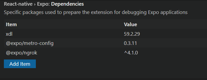 [Bug] Not able to run debug on exponent · Issue #1765 · microsoft/vscode-react-native · GitHub