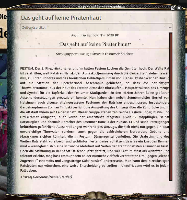 Blocksatz vs. Scrollbalken · Issue #540 · Plushtoast/dsa5-foundryVTT ...