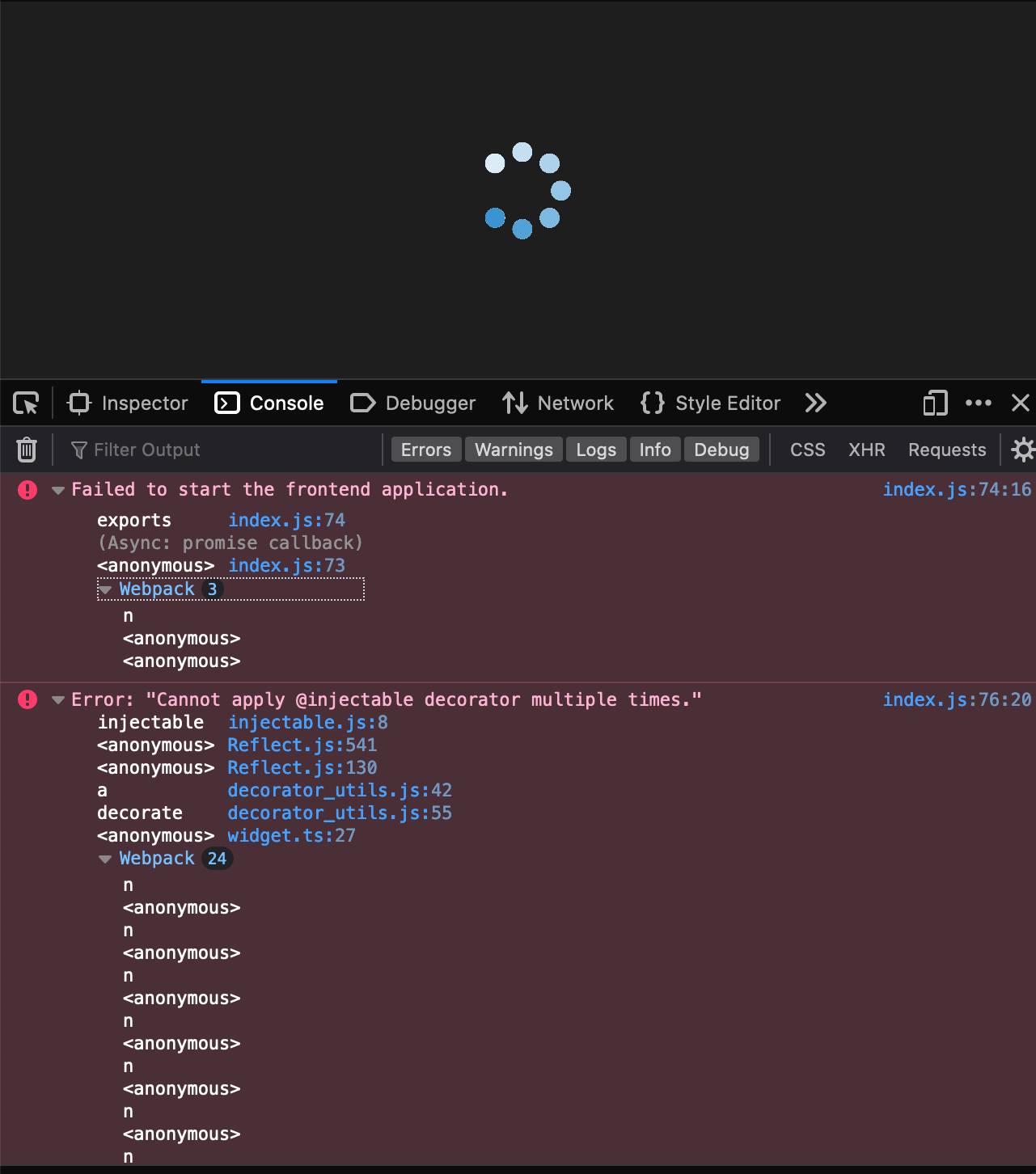 Theia does not start · Issue #6960 · eclipse-theia/theia · GitHub