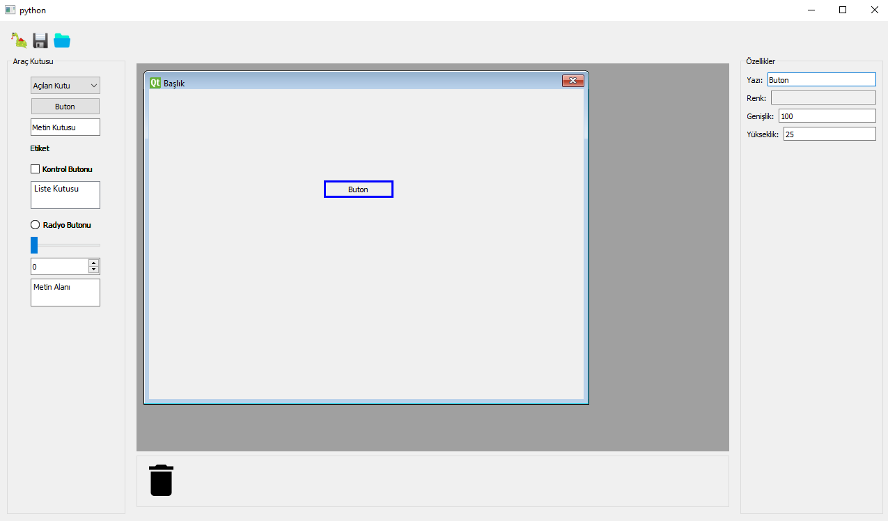 GitHub - ttbilgin/pynar_gui_designer
