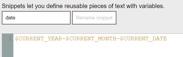 [Bug] One-liner snippets without trailing newline are inserted also with their formula content ...