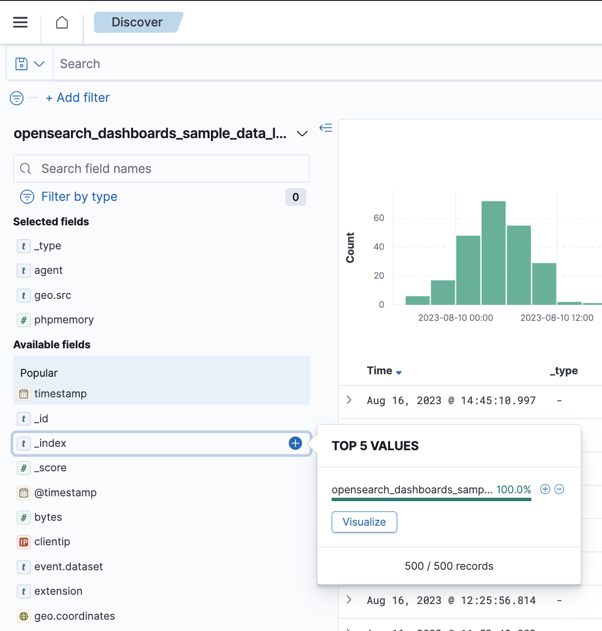[Documentation][Data Explorer] Legacy discover plugin documentation · Issue #4758 · opensearch ...