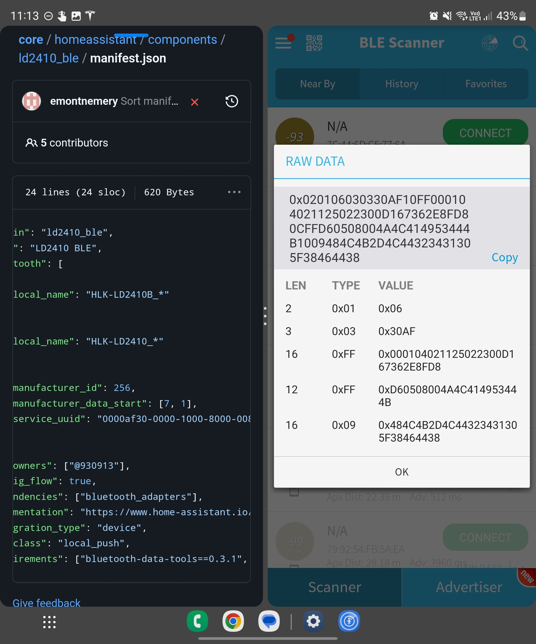 LD2410 sensors with firmware 2.01.23020209 are not discovered · Issue #88085 · home-assistant ...