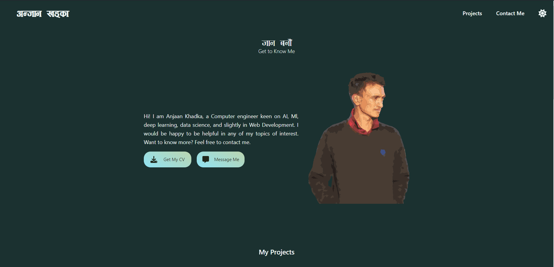 GitHub - AnjaanKhadka/my-portfolio-site: A simple portfolio site made ...