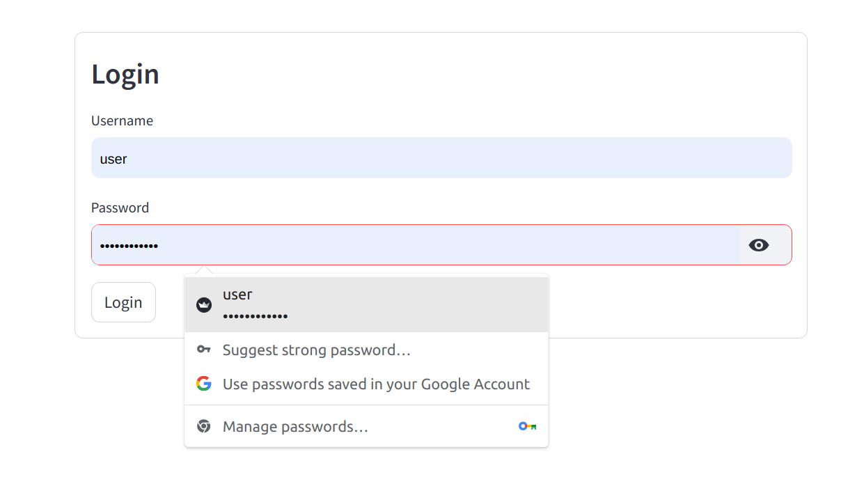 st.form() not updating values on password auto-full (regression in Streamlit 1.25) · Issue #7101 ...