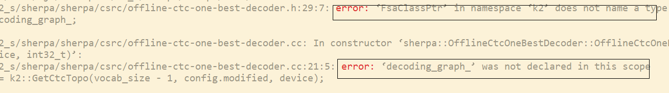 can't build the sherpa · Issue #205 · k2-fsa/sherpa · GitHub