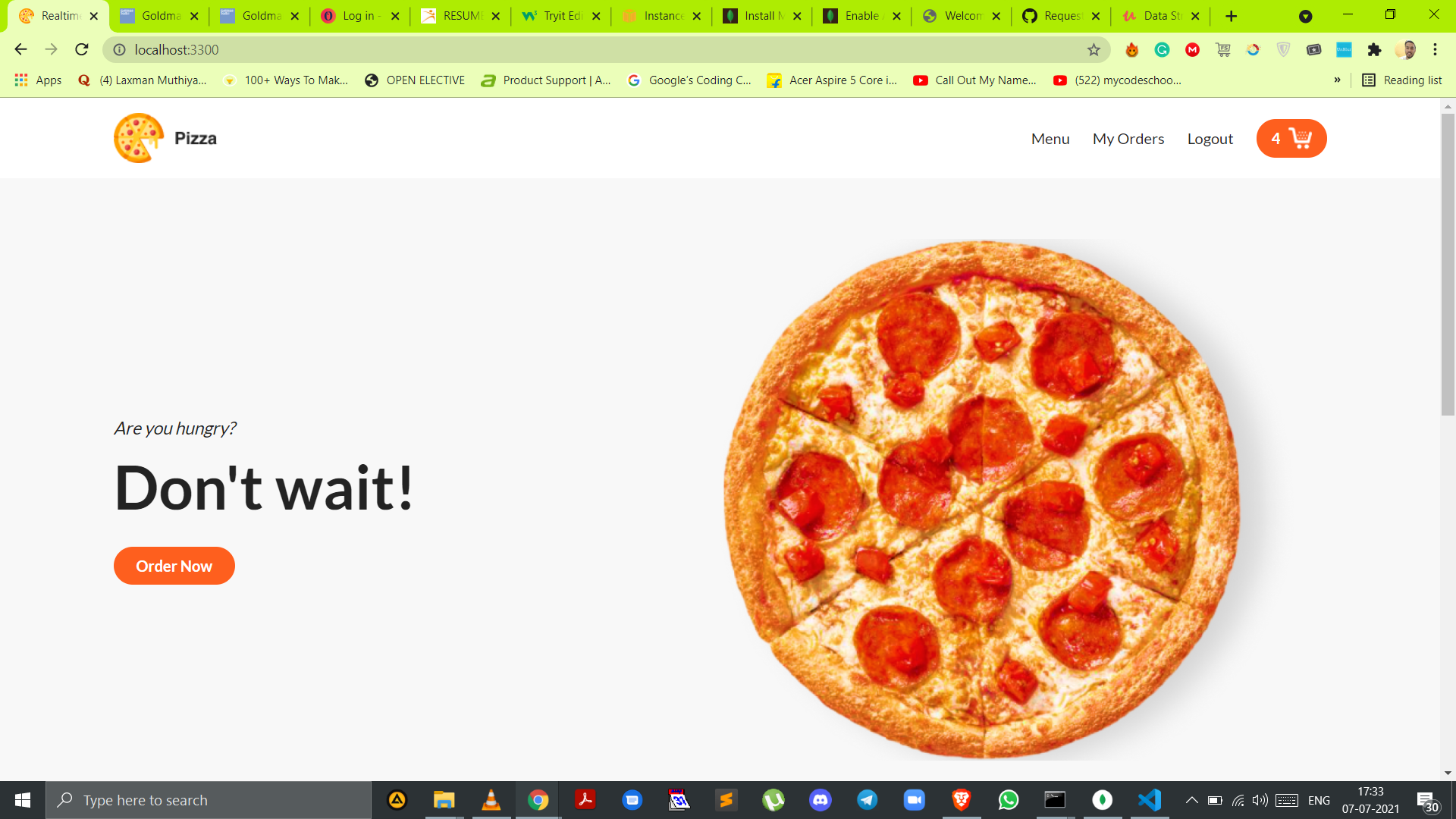 GitHub - NikhilD23/Realtimepizza: This is a Full Stack Project using NodeJS, MongoDB, ExpressJS ...