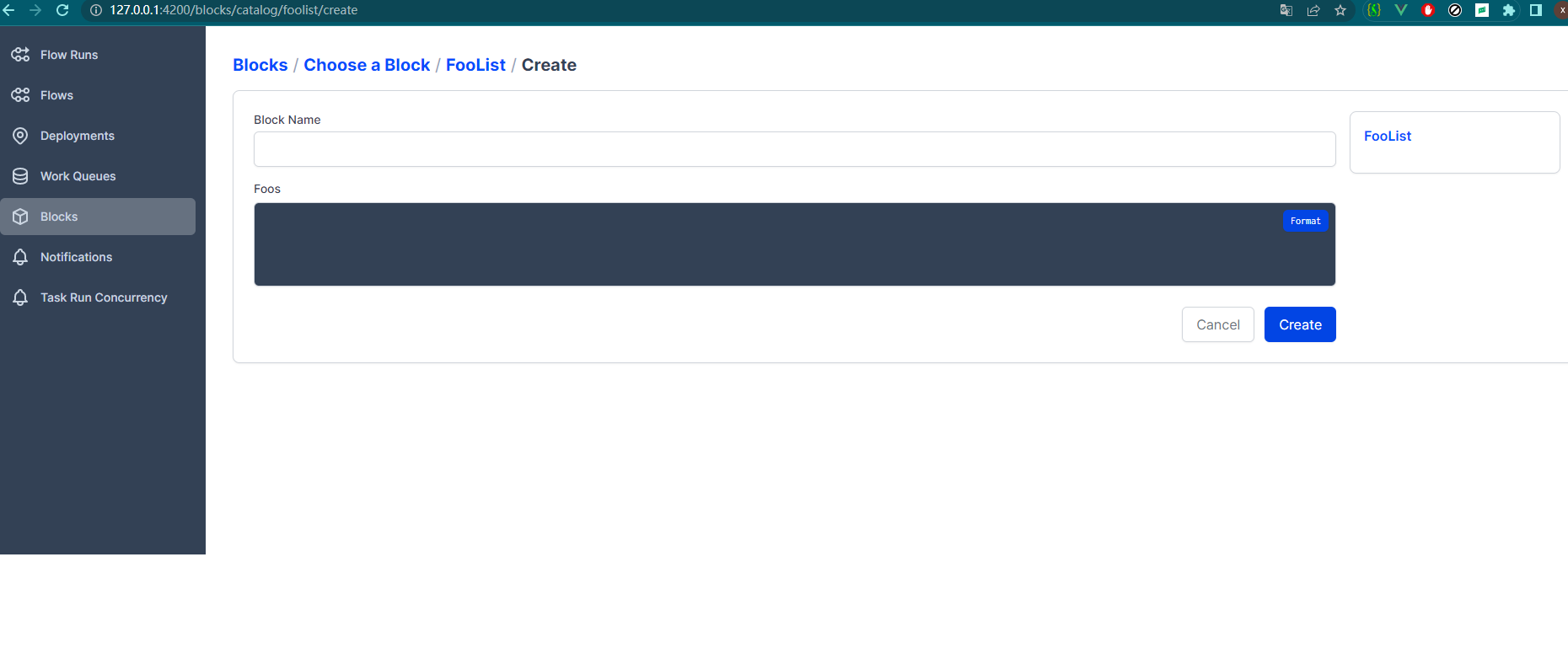 Orion UI Nested blocks Array Field not interpreted correctly. · Issue #7950 · PrefectHQ/prefect ...