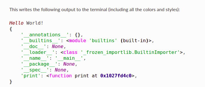[BUG] Can't show in jupyter pdf · Issue #1045 · Textualize/rich · GitHub