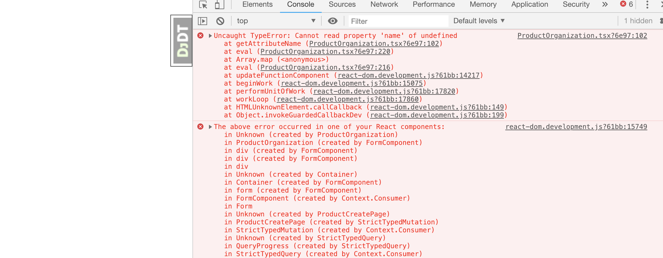 Error when change product type in product creation page. · Issue #3492 ...