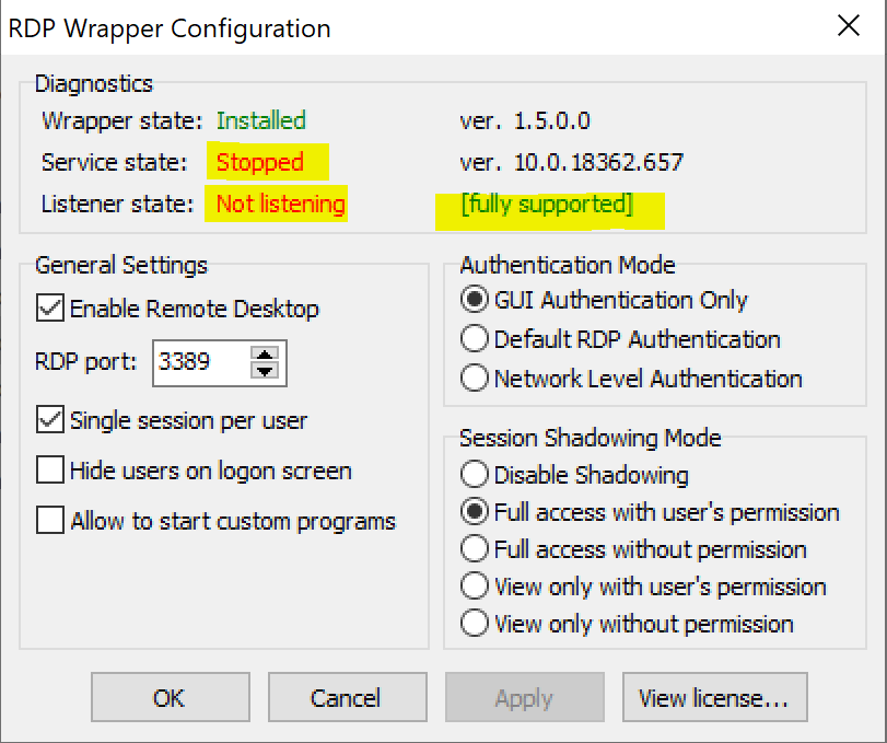 version compatibility · Issue #1073 · stascorp/rdpwrap · GitHub