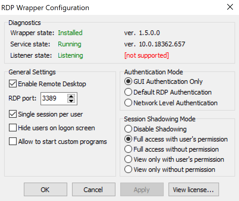 version compatibility · Issue #1073 · stascorp/rdpwrap · GitHub