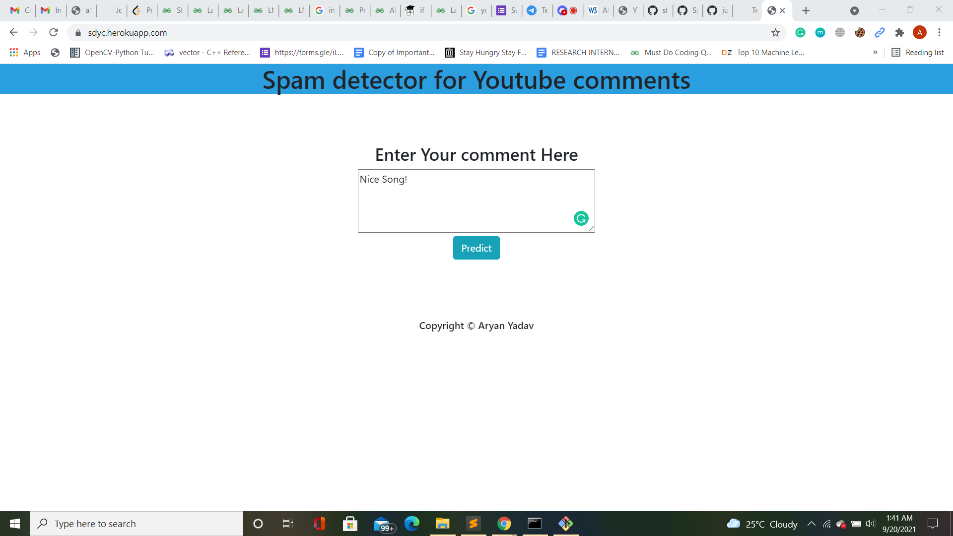 GitHub - justgoofingaround/Spam-Detector-for-YouTube-Comments
