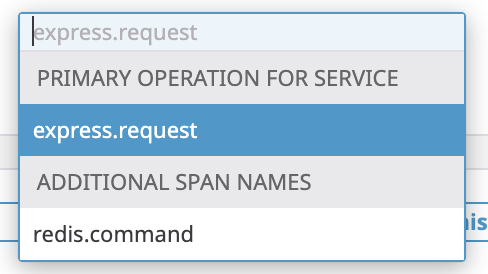 Tracing-application-metrics for `http` does not work with `express` if set same service name ...